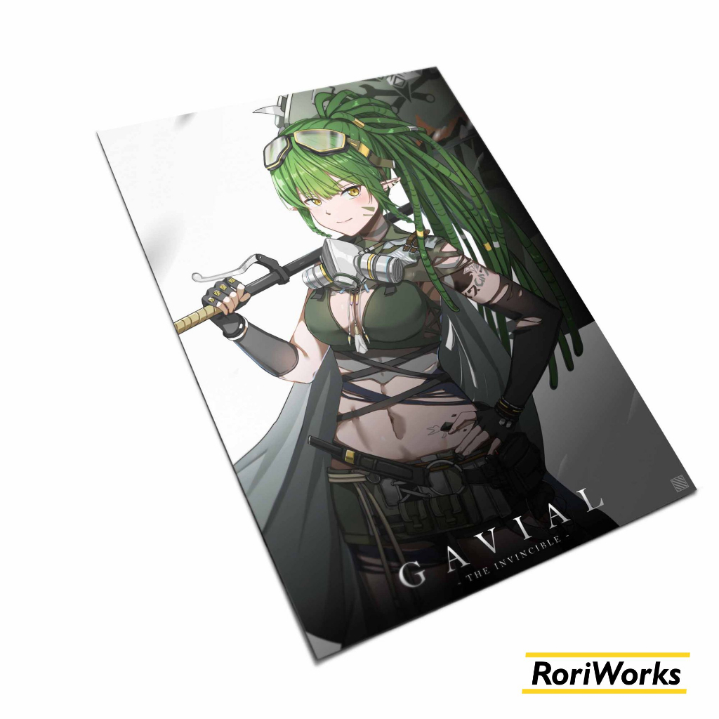 Jual Poster Anime - Gavial the Invincible | Arknights | Shopee Indonesia