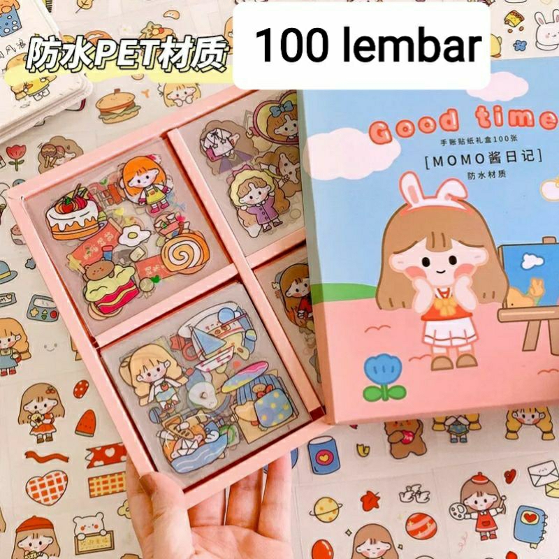 Jual STIKER 100 LEMBAR GOOD TIME | Shopee Indonesia