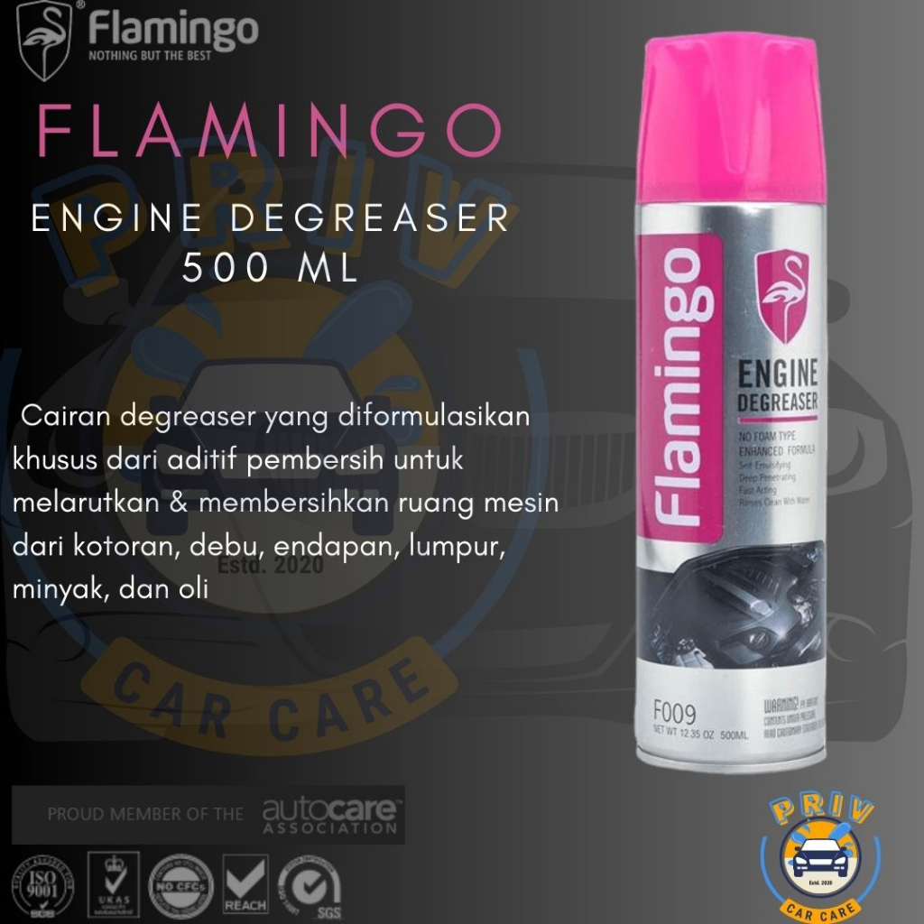 Jual Flamingo Engine Degreaser Pembersih Mesin Kendaraan 500ML | Shopee ...