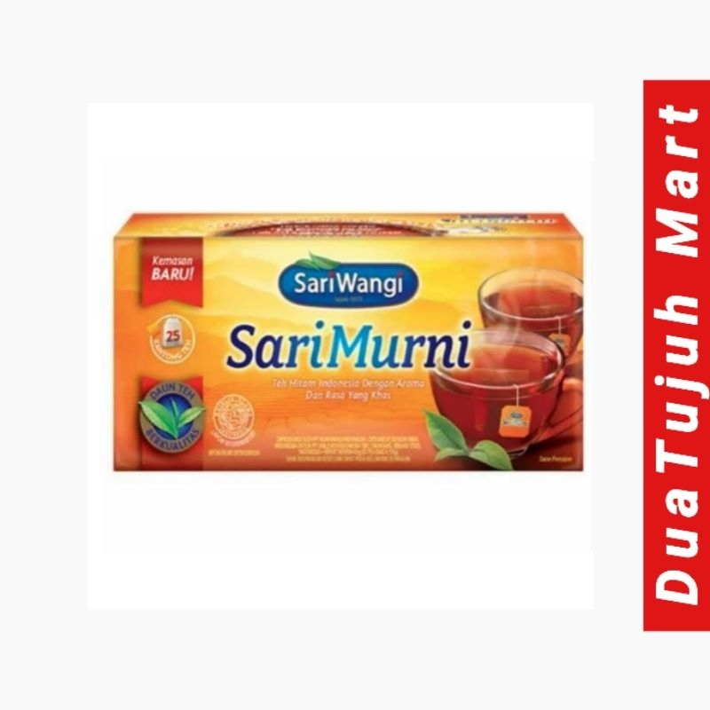 Jual Sariwangi Teh Celup Sari Murni 25 Kantong | Shopee Indonesia