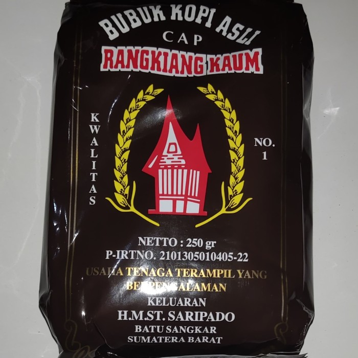 Jual Kopi rangkiang kaum batusangkar 5 x 250 gram Padang khas minang ...