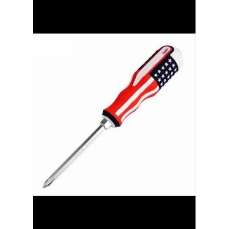 Jual obeng 2 in 1 jumbo America obeng min plus amerika obeng bolak ...