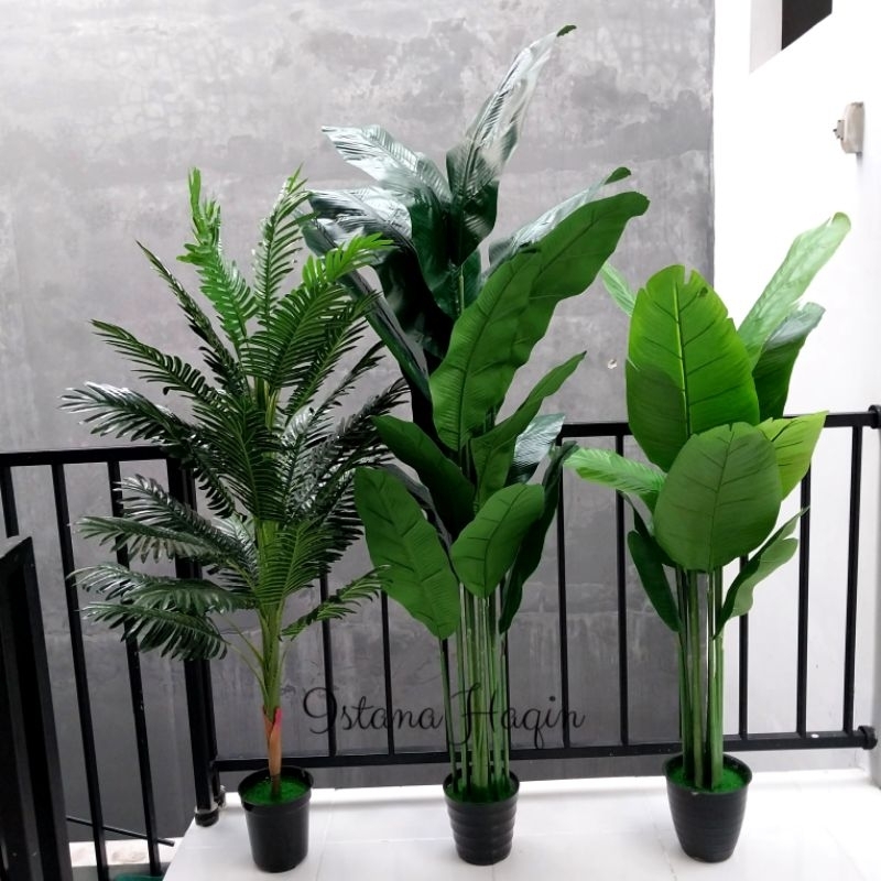 Jual Pohon Artificial Jumbo PLUS POT 140cm - 180cm (Pohon Pisang ...