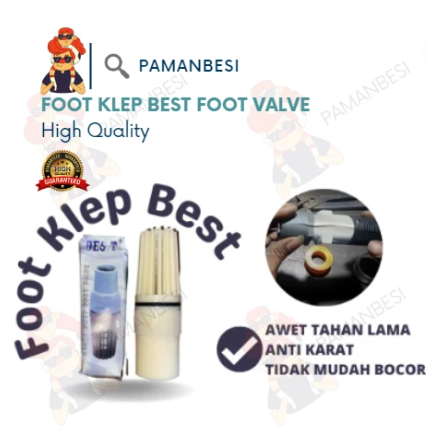 Jual Foot Klep BEST PVC Jumbo 1 inci - Foot Valve BEST Jumbo 1 Tusen ...