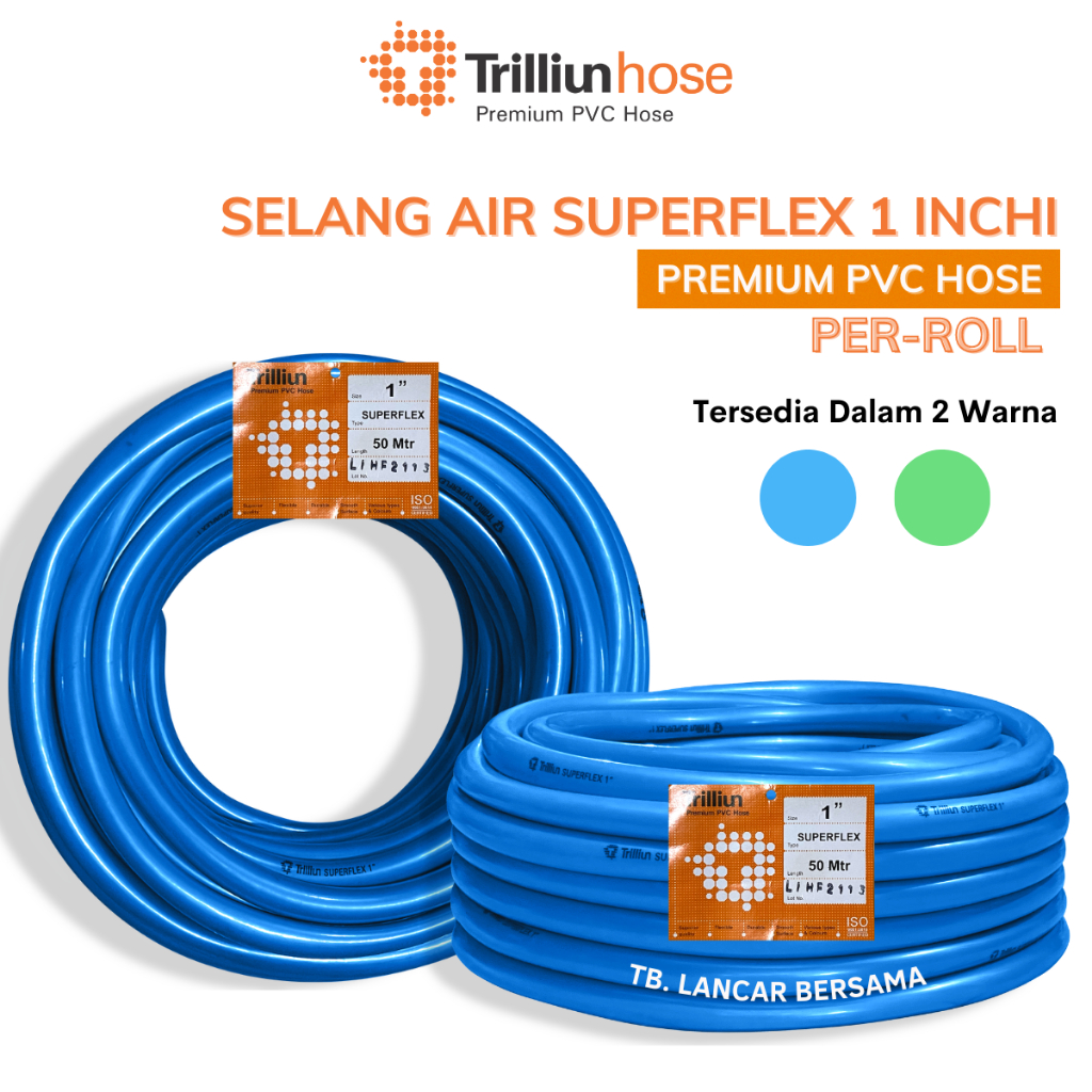 Jual SELANG AIR 1 INCHI SUPERFLEX PER ROLL - 50 METER | Shopee Indonesia
