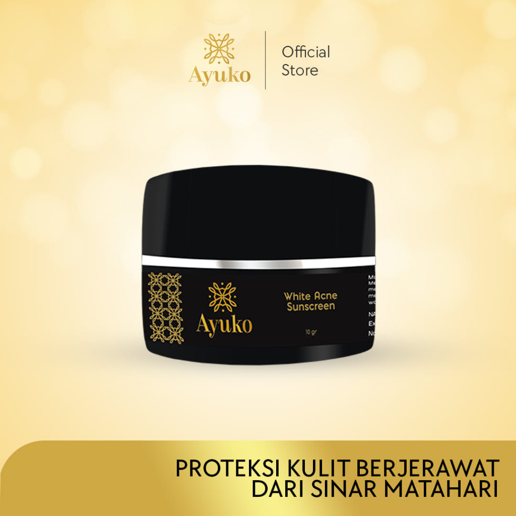 Jual WHITE ACNE SUNSCREEN - BY AYUKO | Shopee Indonesia