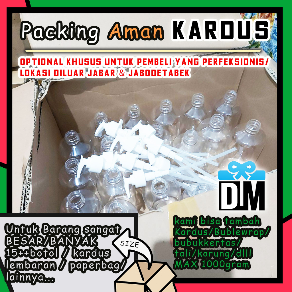 Jual Packing Aman Ukuran BESAR Seukuran Kardus-kardus/15++ Botol-botol ...
