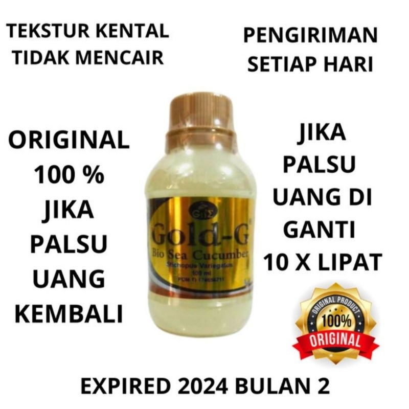 Jual Gamat Gold G 320ml | Gamat Mas Sea Cucumber Original Tripang Laut ...