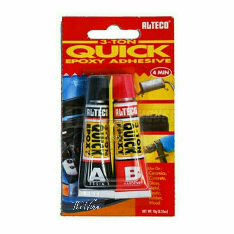Jual Lem alteco 3 ton Quick epoxy adhesive | Shopee Indonesia