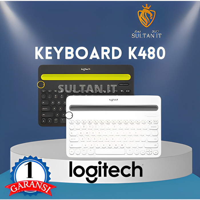 Jual Logitech K480 Keyboard Wireless Bluetooth Multi-Device ORIGINAL | Shopee Indonesia