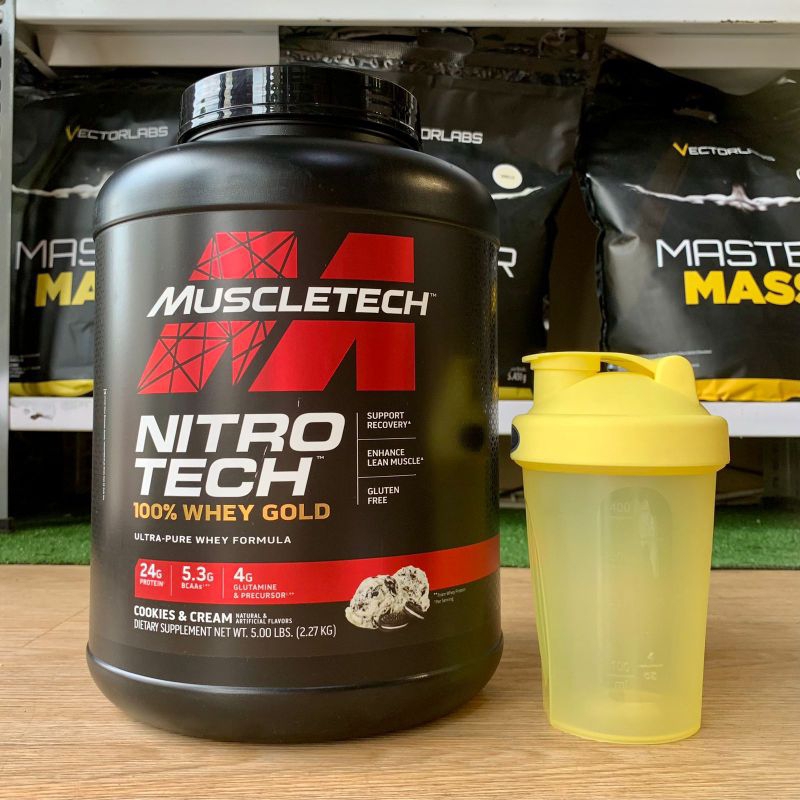 Jual MT Nitro Tech Whey Gold 5 lb MuscleTech NitroTech muscle isolate ...