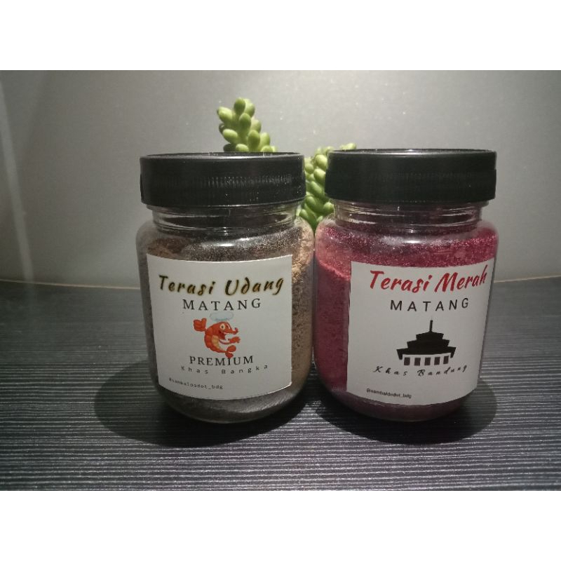 Jual paket terasi merah matang dan terasi udang (isi 2) | Shopee Indonesia