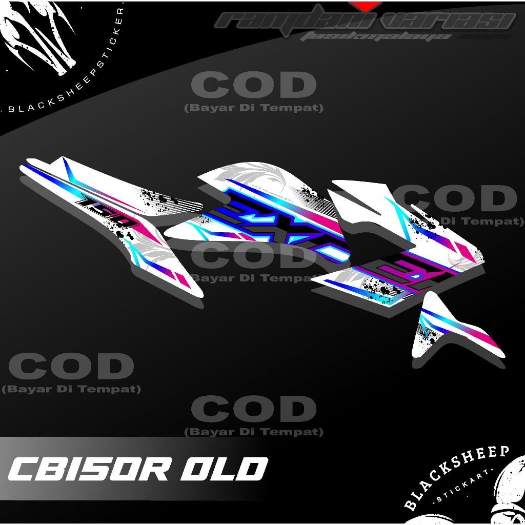 Jual STRIPING CB150R OLD - STIKER CB150R LAMA RAINBOW TERBARU | Shopee ...