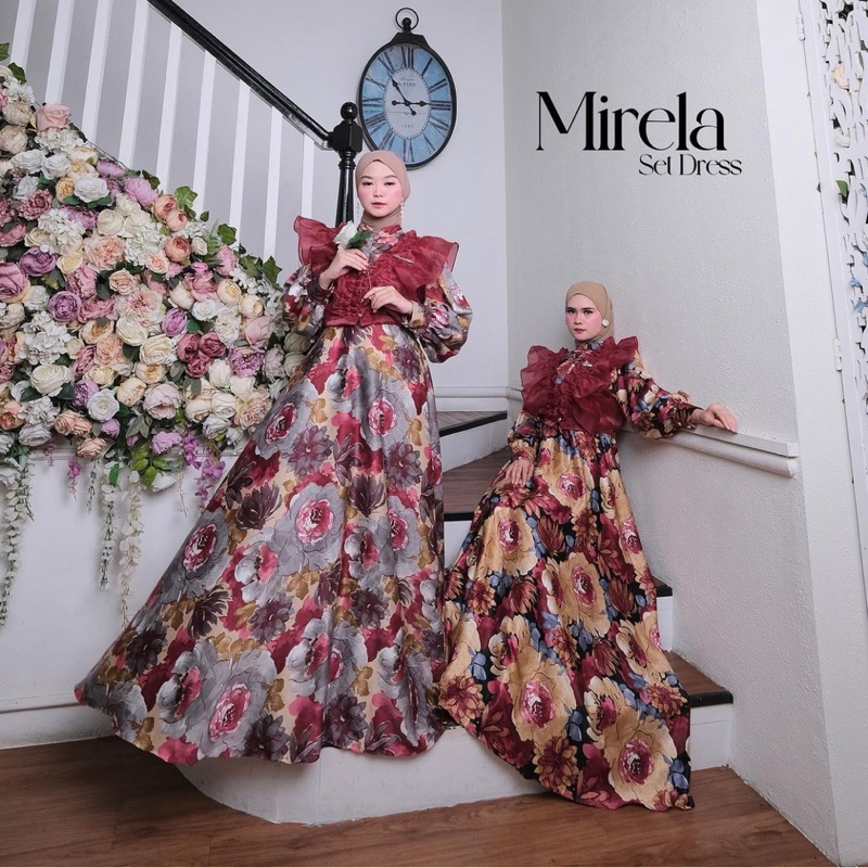Jual Mirela Dress Gaun pesta mewah elegan original MK 100% | Shopee Indonesia