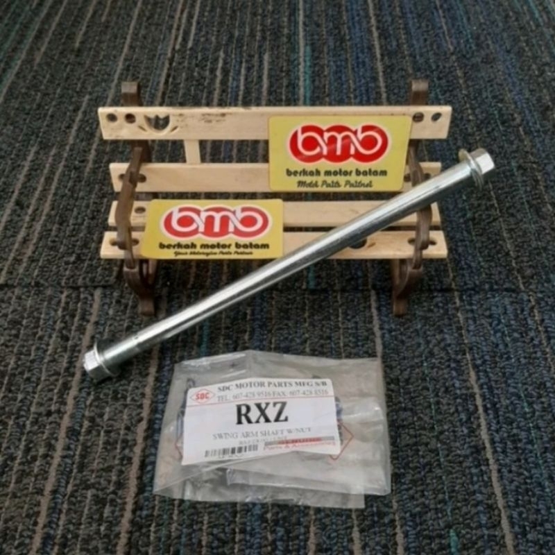 Jual Yamaha RXZ baut as swing arm tengah dan mur swing arm bolt shaft ...