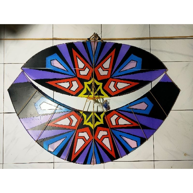 Jual Layangan Pegon Ceper 1 meter motif produk Mas Rohmad Rowah Rawih ...