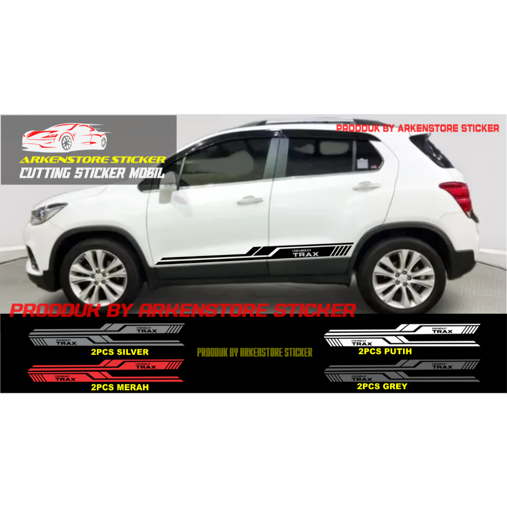 Jual sticker sticker mobil trax cutting sticker mobil chevrolet trax ...