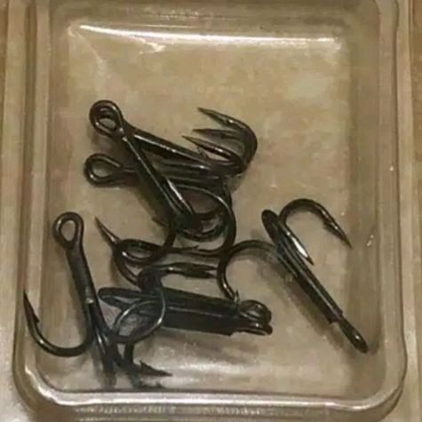 Jual Kail pancing Treble Hook 1 KOTAK KENZI Stinger Treble Hook 4x (4x ...