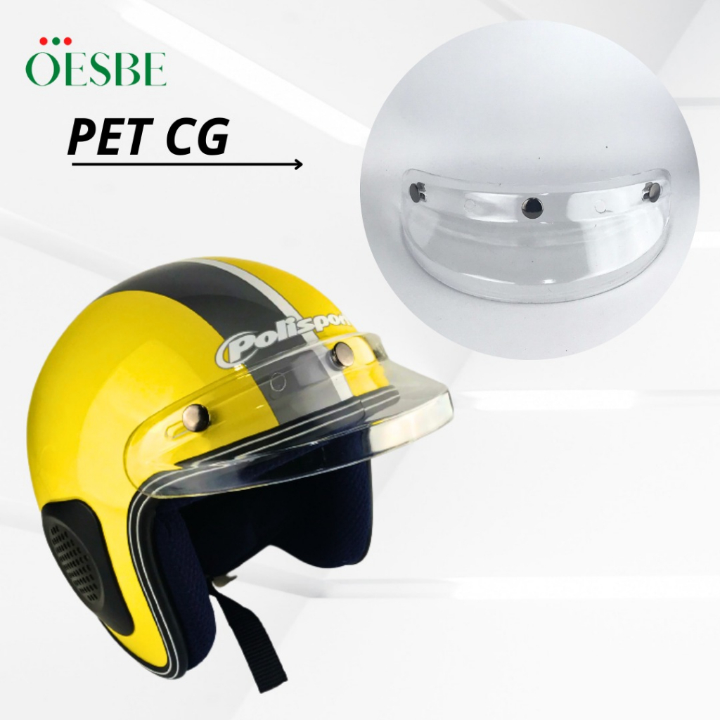 Jual PET HELM TOPI HELM VINTAGE JAPAN EDITION PET CG TRANSPARAN ITALIAN ...