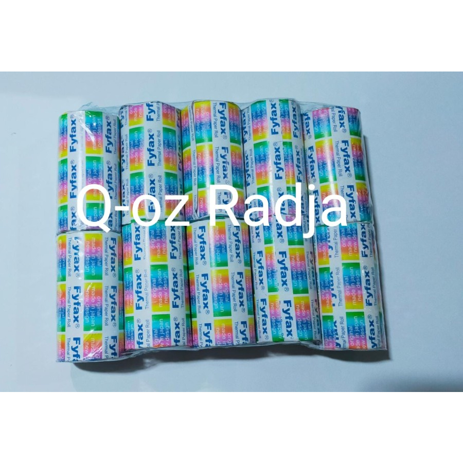 Jual Kertas Struk / Register Thermal Roll Fy Fax 57 mm x 30 m | Shopee ...