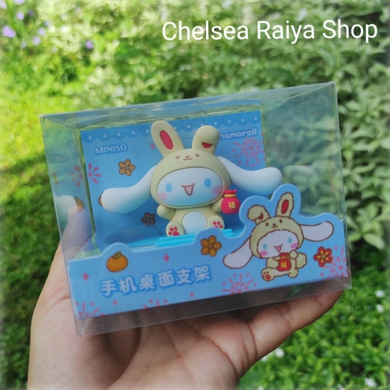 Jual Miniso x Sanrio Stand Hp Cinnamoroll Rabbit 7cm Cinamorol ...