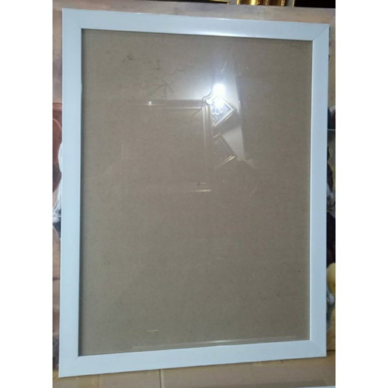 Jual Bingkai ukuran foto 60x80 pakai kaca, lebar bingkai 3cm | Shopee ...