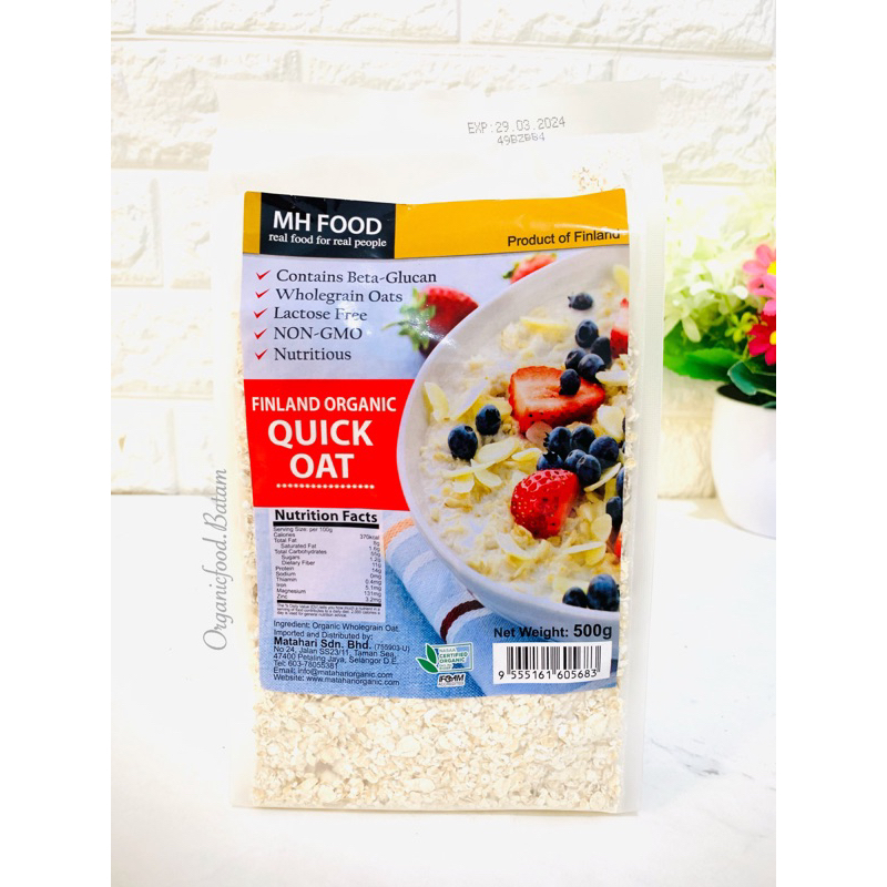 Jual MH FOOD Quick Oat 500g | Shopee Indonesia