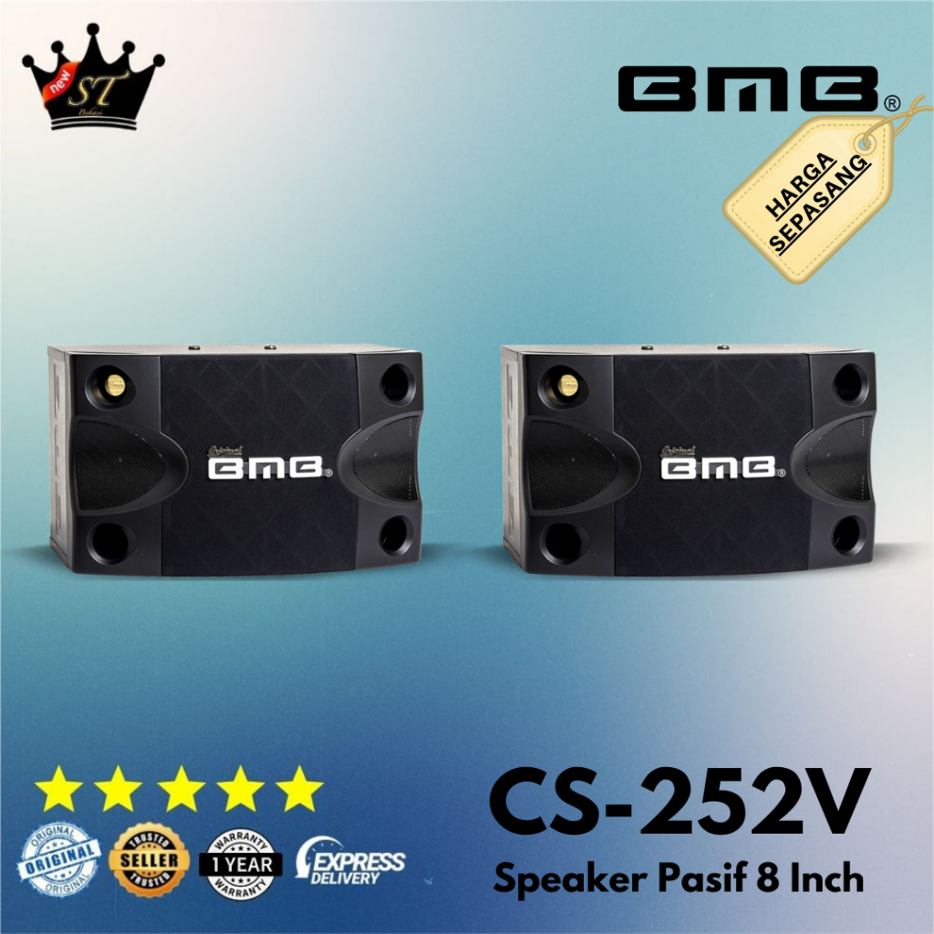 Jual BMB CS-252V CS 252 Speaker Pasif 8 Inch 2 Way 3 Speakers System ...