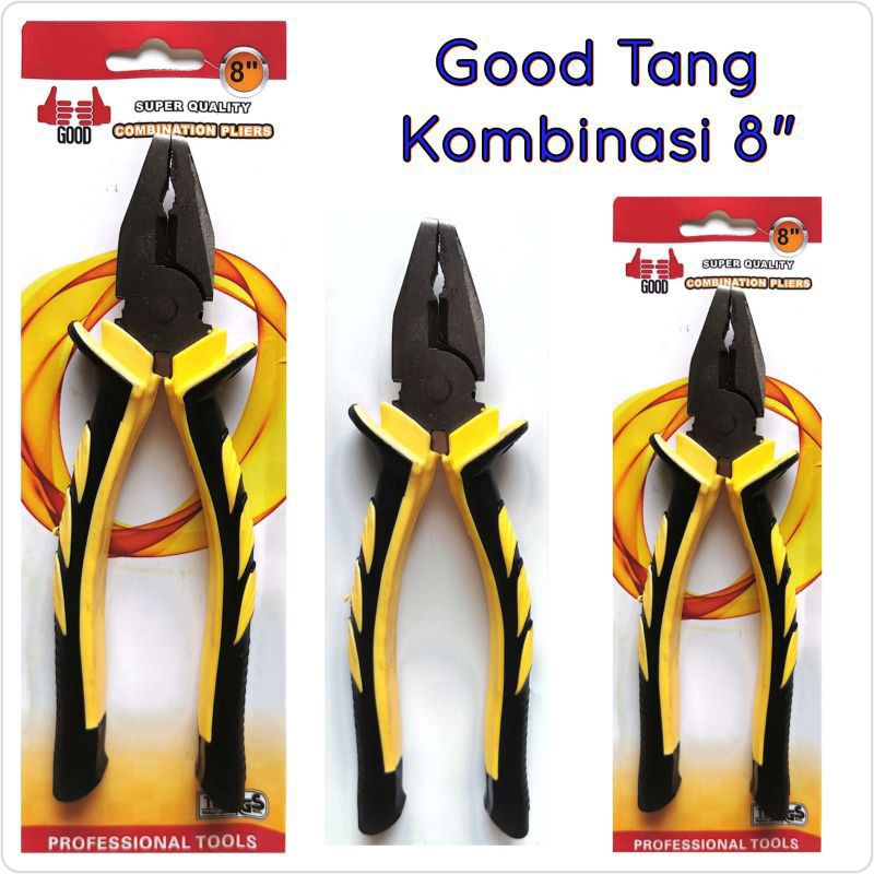 Jual TANG KARET COMBINASI 8" INCH TANG MULTIFUNGSI SERBAGUNA | Shopee ...