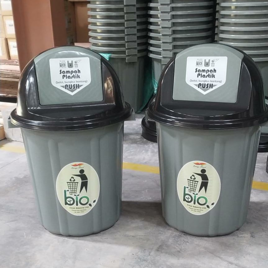 Jual Tempat Sampah Plastik Jumbo - Tong Sampah Plastik - Tempat Sampah Tertutup - Kotak Sampah ...