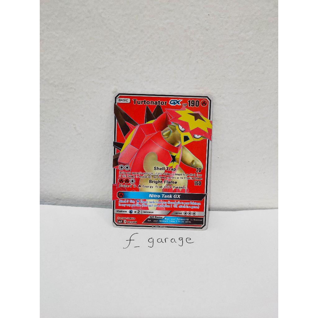 Jual Turtonator GX Pokemon Card Kartu TCG English | Shopee Indonesia