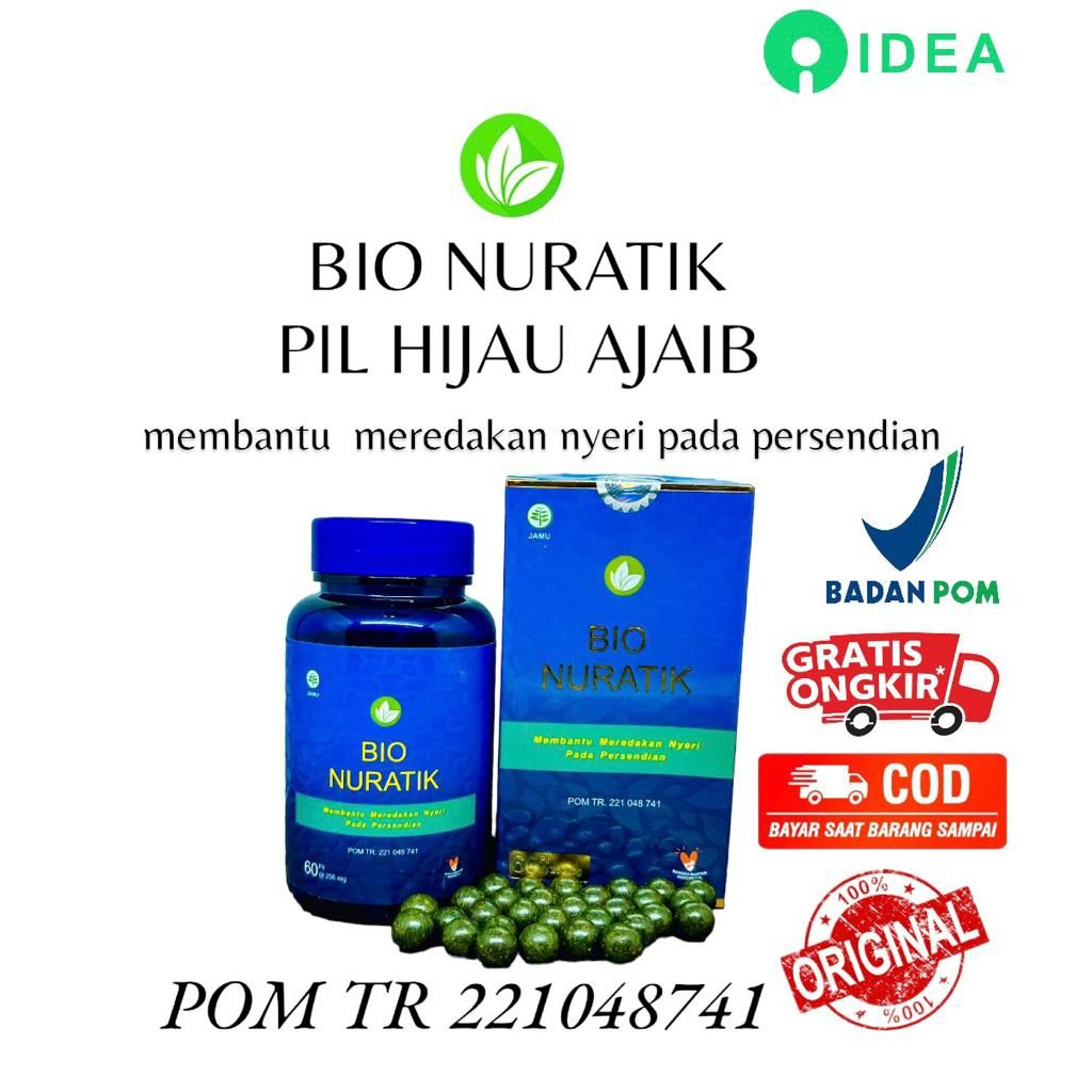 Jual BIO NURATIK PIL OBAT HERBAL ALAMI AMPUH UNTUK MENGOBATI BERBAGAI ...