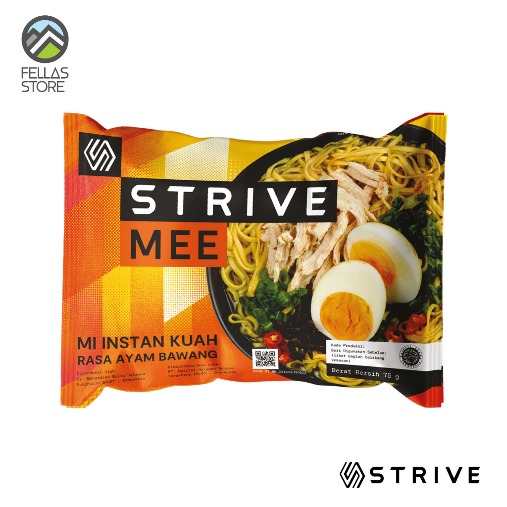 Jual Strive Mee - Mie Kuah Ayam Bawang (75 g) | Shopee Indonesia