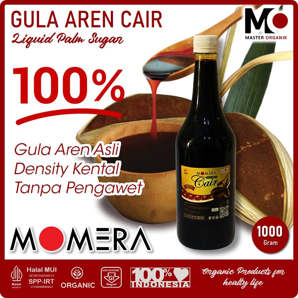 Jual GULA AREN CAIR 1KG 1000 GRAM 1L 1 LITER ASLI MURNI ORGANIK / GULA ...