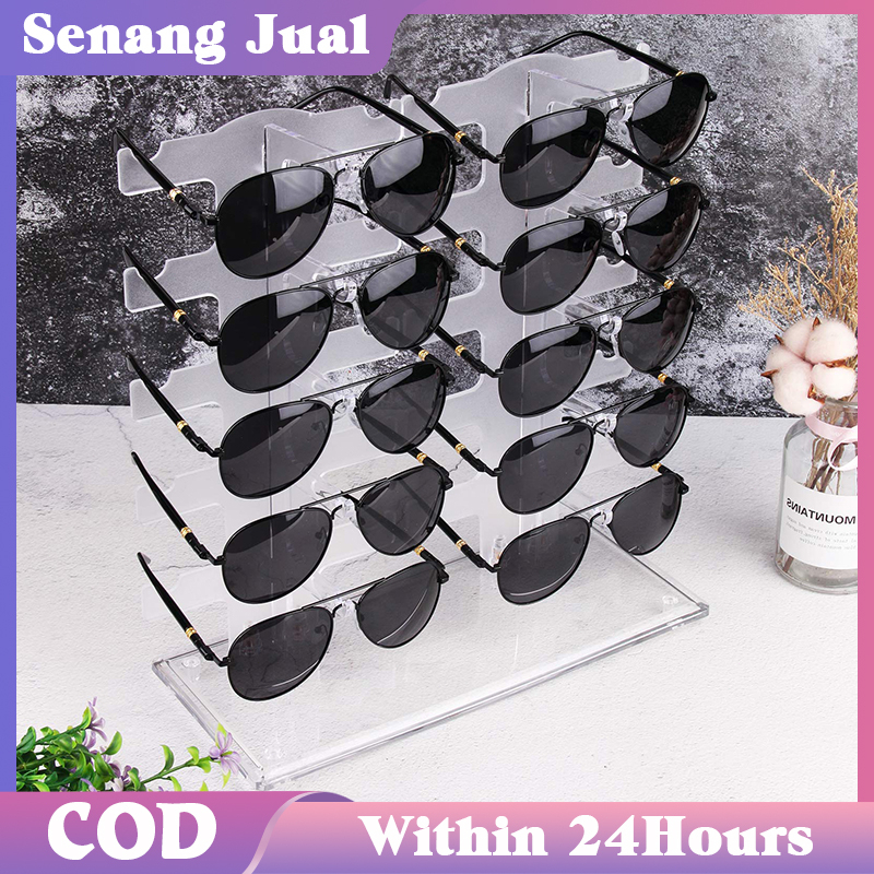 Jual Pajangan Display Kacamata Transparan / Rak Kacamata Aesthetic Isi ...