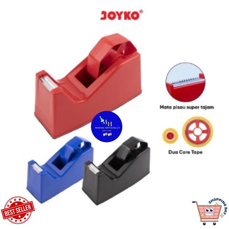 Jual TAPE DISPENSER/ TAPE JOYKO / TEMPAT ISOLATIP ISOLASI | Shopee ...