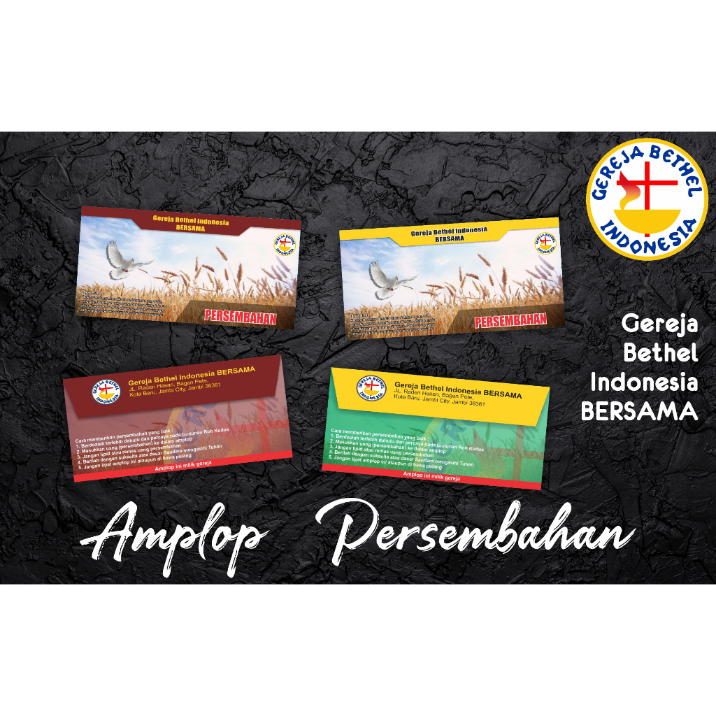Jual Amplop Persembahan untuk GBI Bersama Jambi | Shopee Indonesia