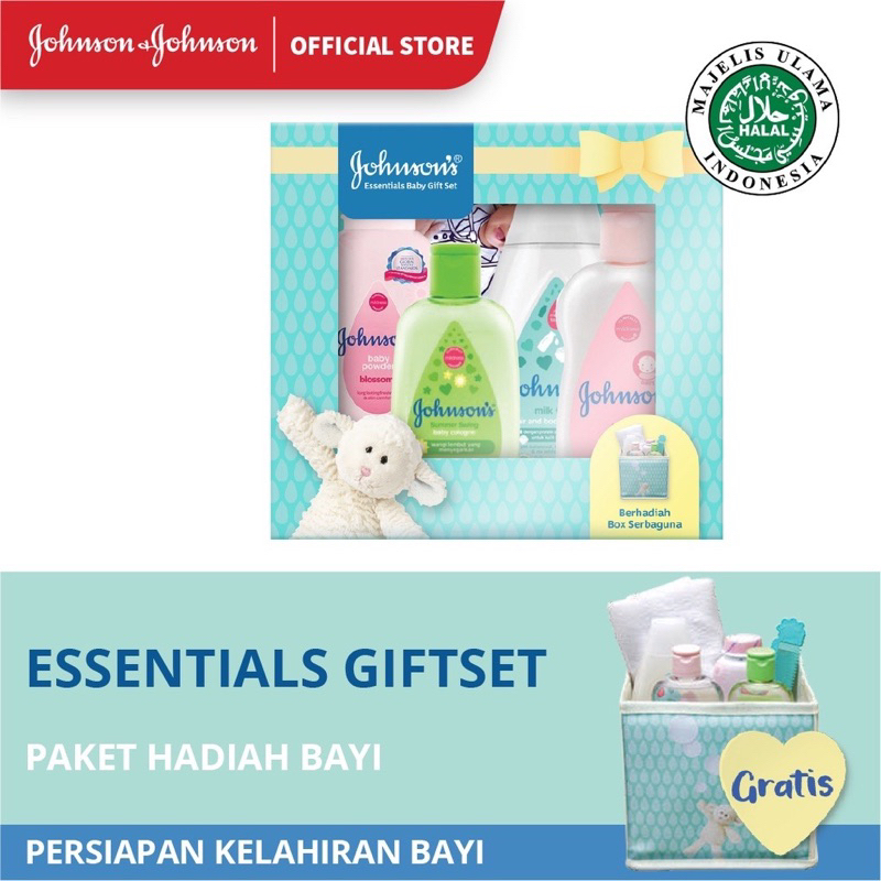 Jual JOHNSON’S Essentials Gift Set - Paket Hadiah Bayi - Paket Sabun ...