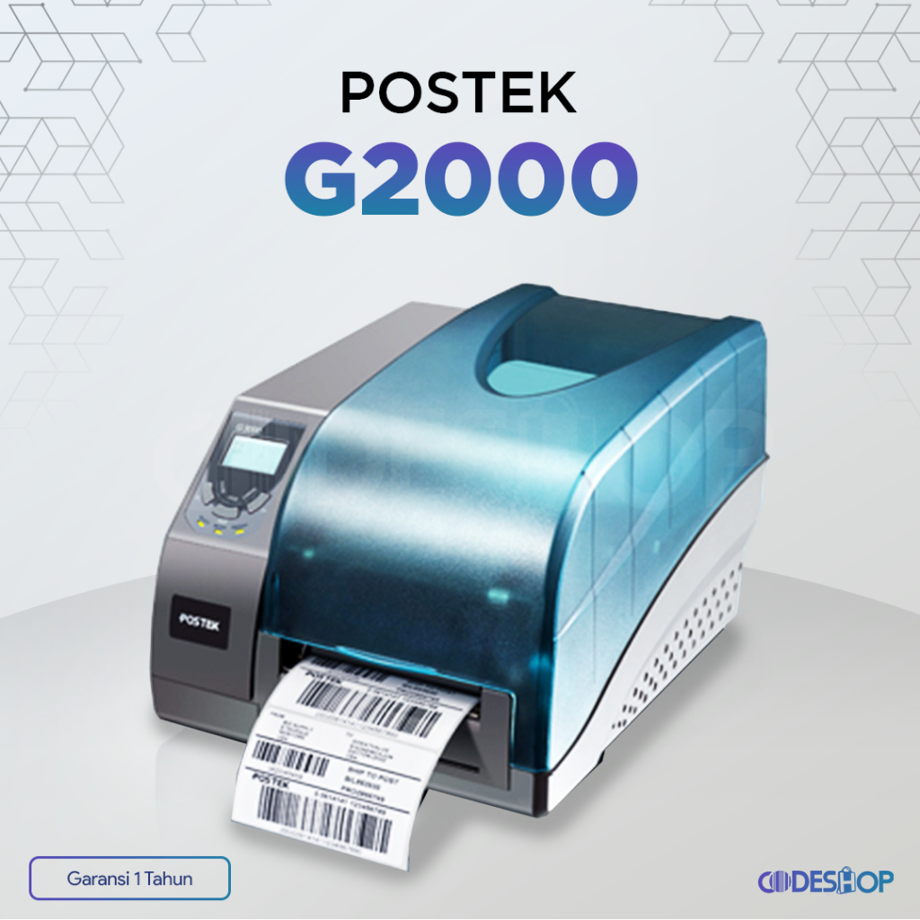 Jual Printer Label Semi Indutrial Postek G2000 Cetak Barcode (203 Dpi ...