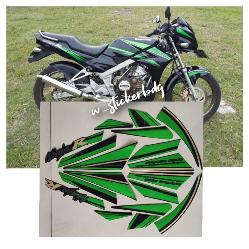Jual Striping Stiker Lis Body Kawasaki Ninja R 2015 SE Special Edition ...
