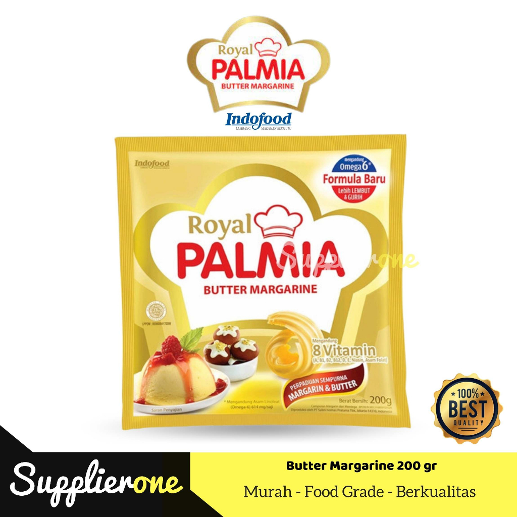 Jual Royal Palmia Butter Margarine 200gr / Butter Palmia / Margarine ...