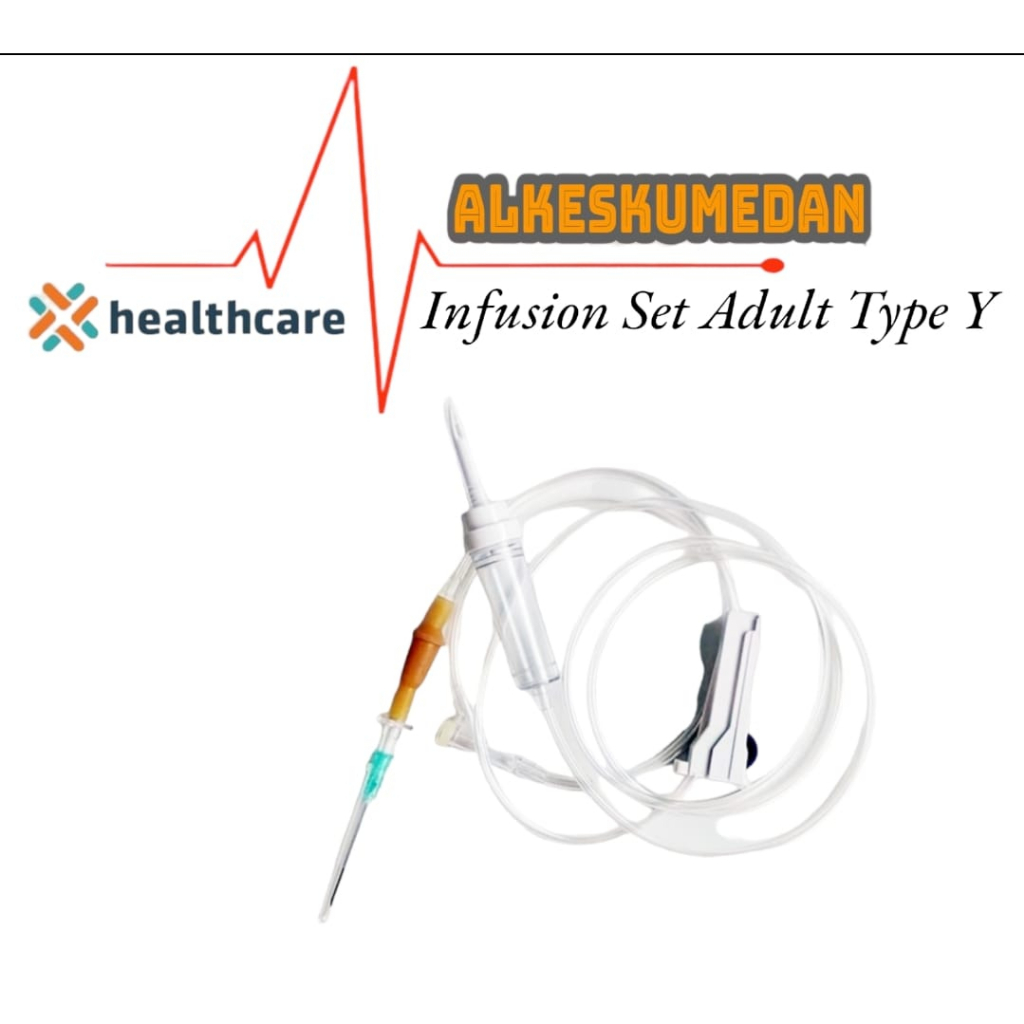 Jual Infuset Dewasa Tipe Y HEALTHCARE PER PCS / Healthcare Infusion Set ...