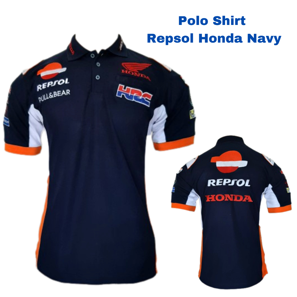 Jual Polo Shirt / Kaos Kerah Motogp Repsol Honda 2022 Navy | Shopee ...