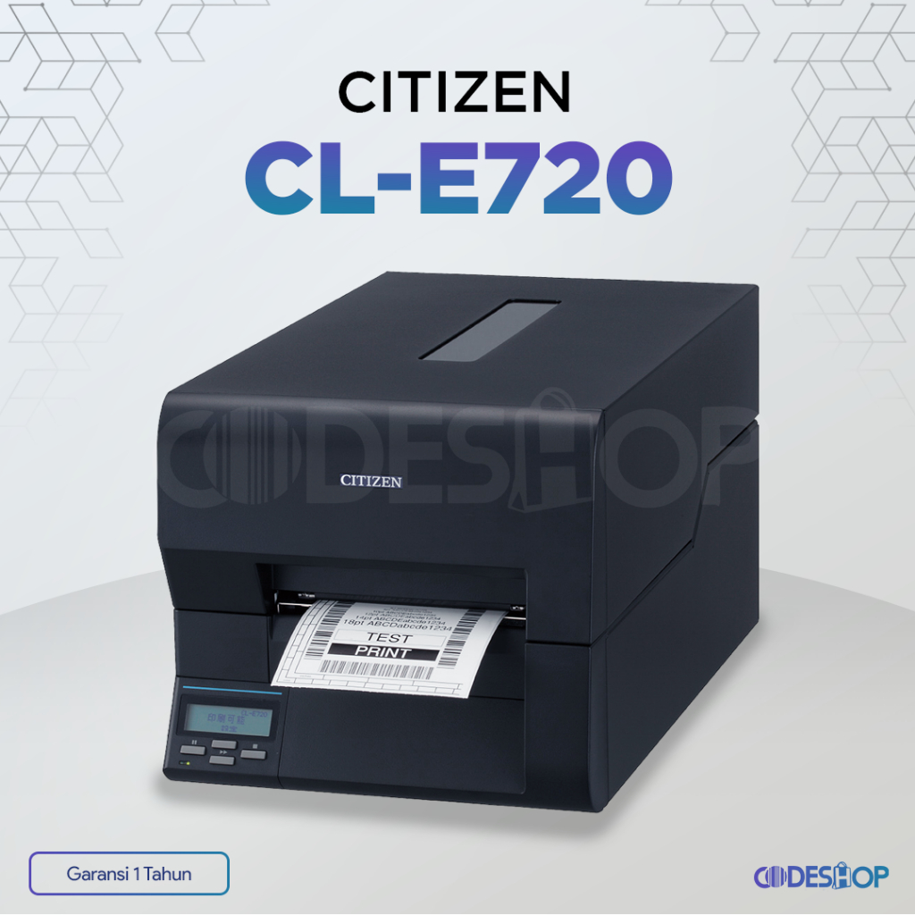 Jual CITIZEN CL-E720 Printer Barcode Industrial Cetak Resi | Shopee ...
