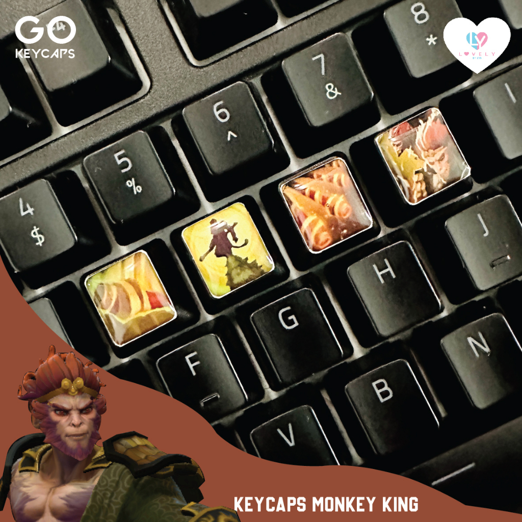 Jual Keycaps PBT Dota 2 Monkey King Ability | GO KEYCAPS | Shopee Indonesia