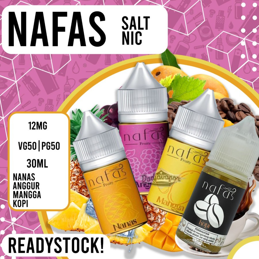 Jual [SALT] - EJM NAFAS 30ML 12MG SALT SERIES ENERGI - ANGGUR - MANGGA ...