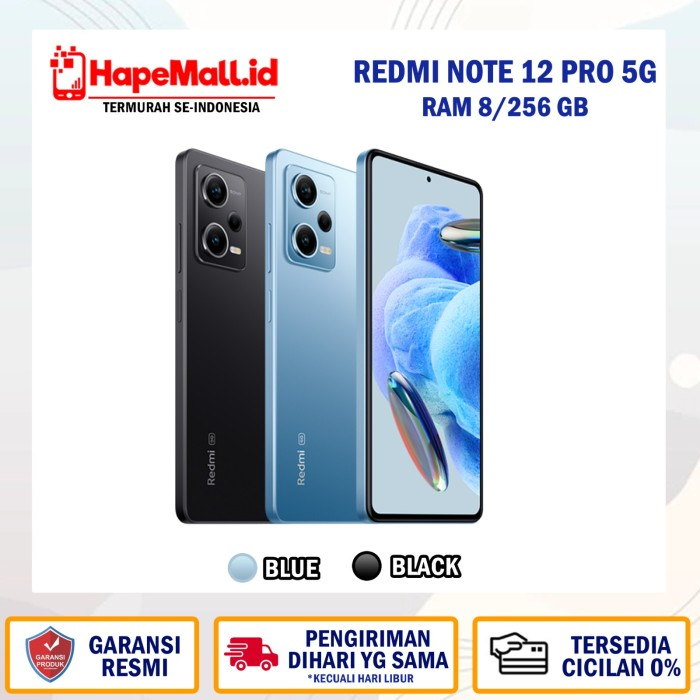 Jual XIAOMI REDMI NOTE 12 PRO 5G RAM 8/256 GB GARANSI RESMI TAM ...