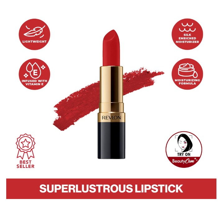 Jual Revlon Superlustrous Lipstik (crème lipstick make up) | Shopee ...