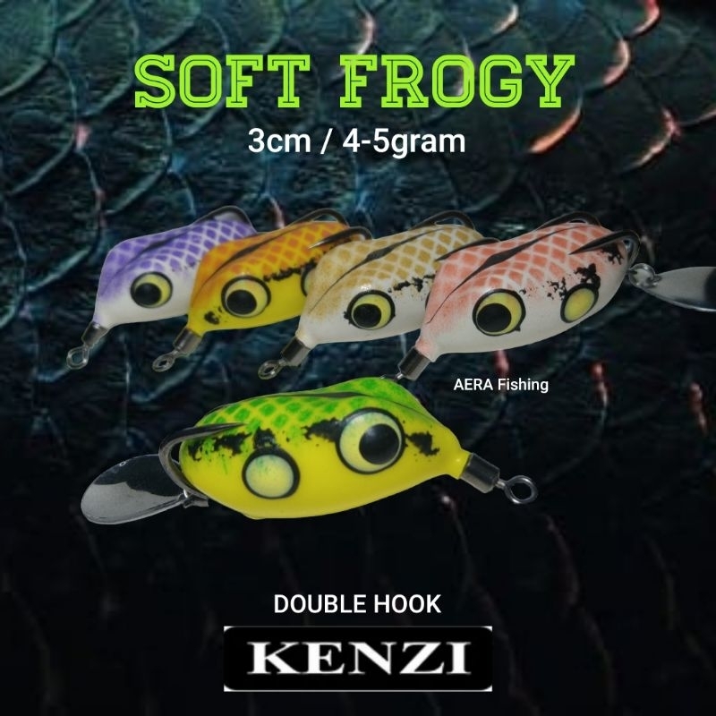 Jual Soft Frog 3cm Killer Pakai Hook Kenzi / Hook Pipih | Shopee Indonesia