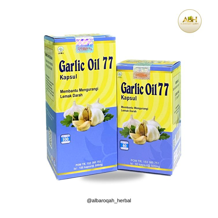 Jual GARLIC KAPSUL OIL 77 (ISI 60/100) | Shopee Indonesia